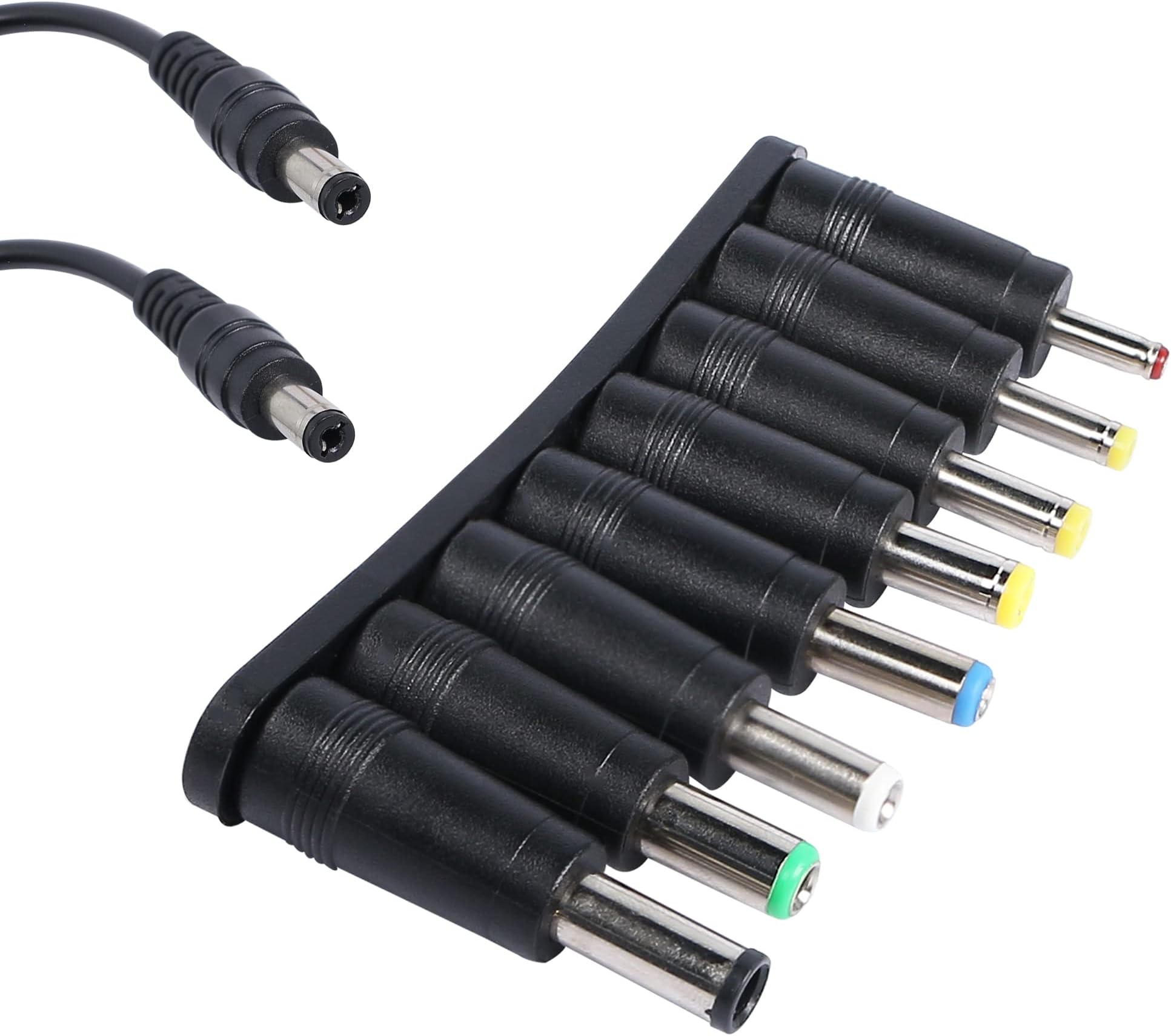 ieron Laptop DC Power Adapter Kits 8PCS Universal 5.5 mm x 2.1 mm DC ...