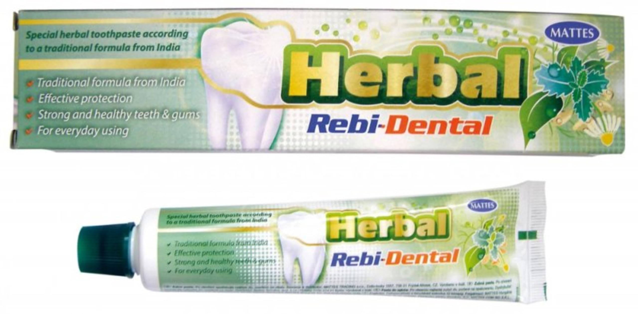 Amazon.com: Rebi Dental Herbal Toothpaste - Fluoride-Free Traditional ...