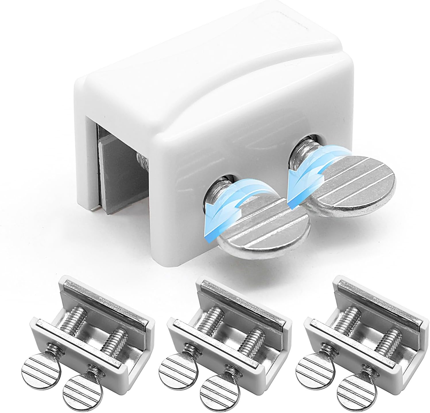Window Locks, 4 Sets of Sliding Window Locks Secure Up and Down Windows ...