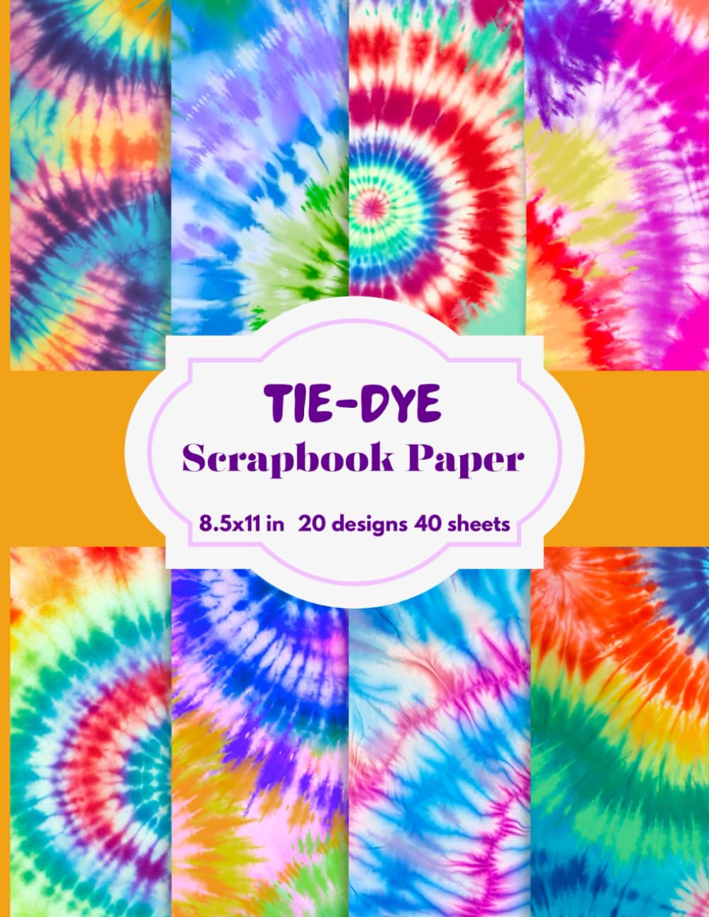 Tie-Dye Scrapbook Paper: Double Sided Craft Paper for Scrapbooking ...
