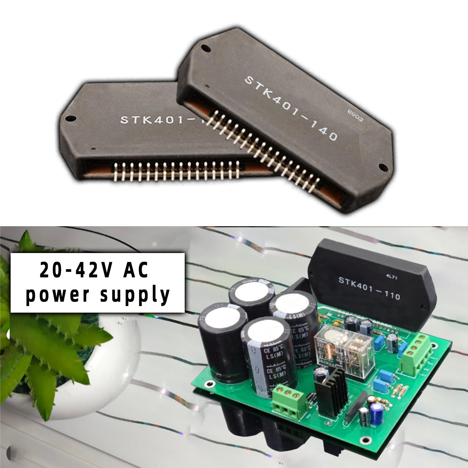 Sub Mini STK404-130S_Typical Application Reference Design | Audio Power ...