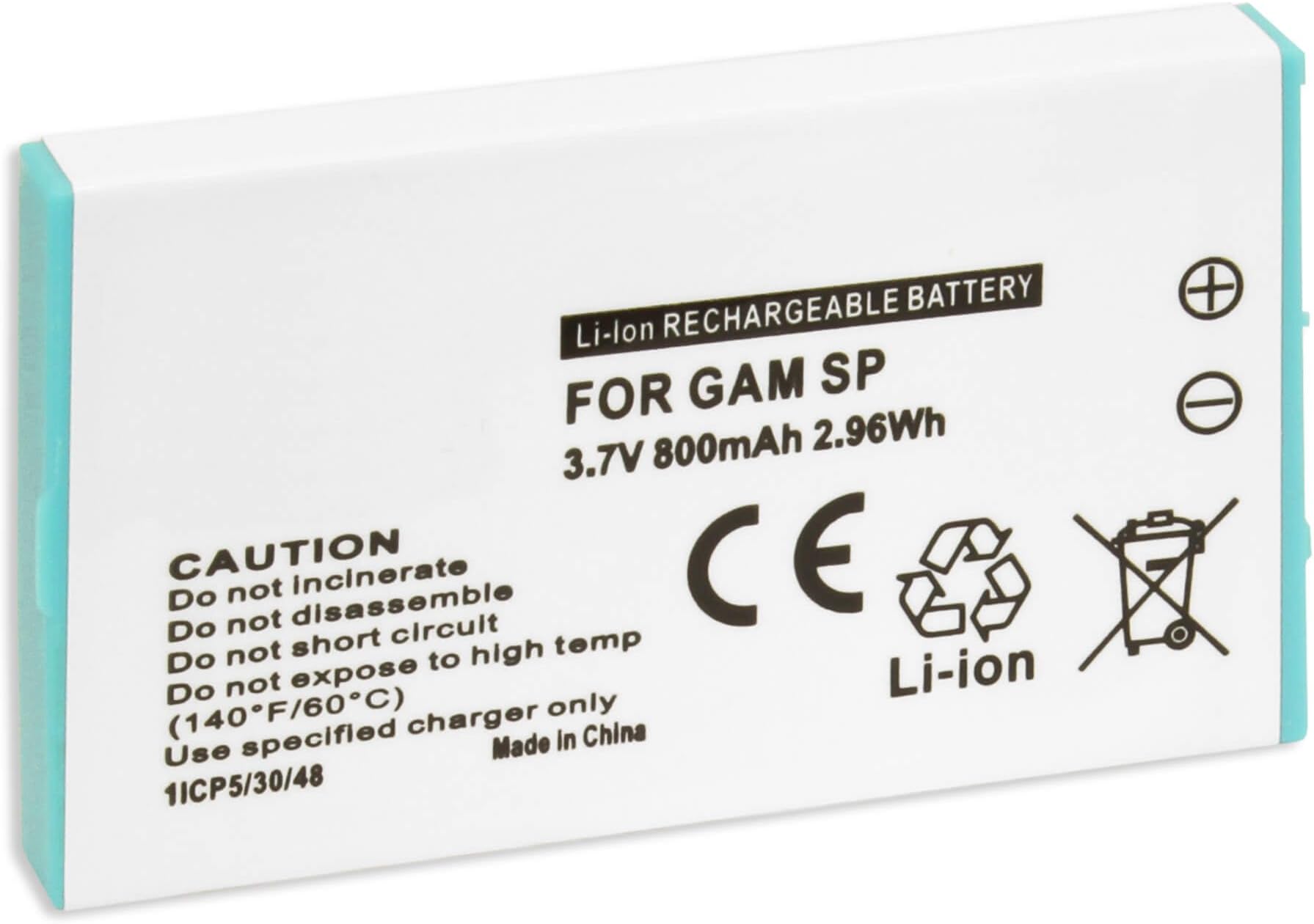 Battery for Nintendo Gameboy Advance SP (GBA SP) - replaces originial ...