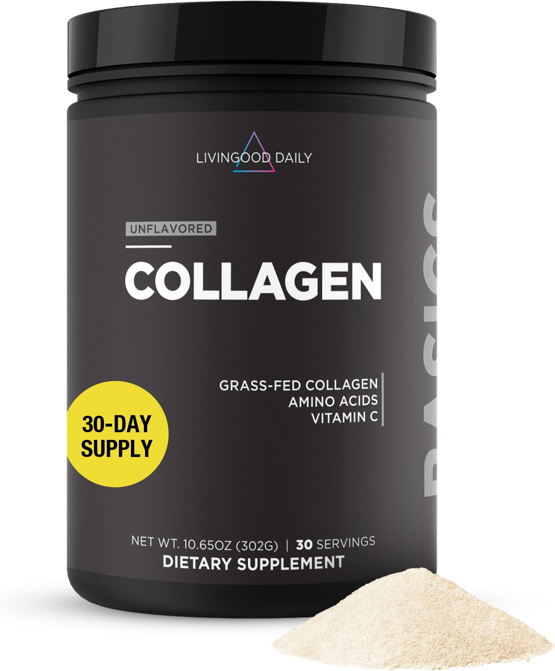 Amazon.com: Livingood Daily Collagen Powder for Women & Men (Unflavored ...