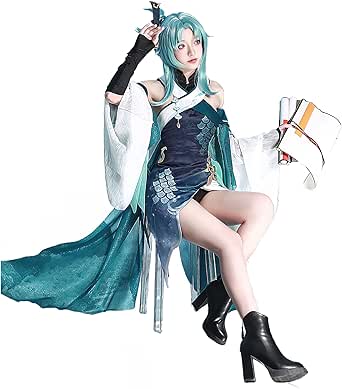 Amazon.com: ZBQYGO Anime Genshin Impact Ping Cosplay Costume Streetward ...
