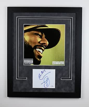 Common"Be" AUTOGRAPH Signed Photo Custom Framed 16x20 Matted Display ...