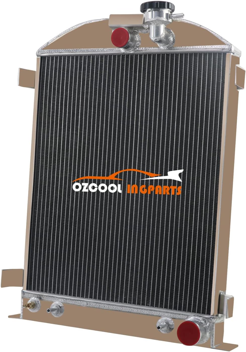 Amazon.com: 3 ROW Aluminum Radiator for FORD HI-BOY Grill Shells CHEVY ...