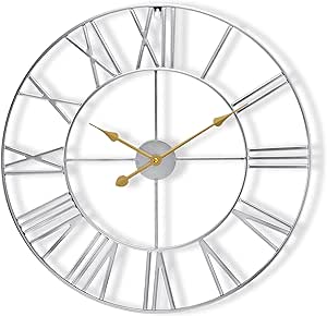 Amazon.com: Sorbus Large Wall Clock for Living Room Decor – Easy to Hang 12-Inch Big Wall Clock ...