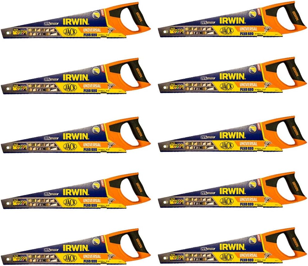 10 x Irwin Jack 880 8-TPI Universal Hand Panel 20"/500mm Wood Timber ...