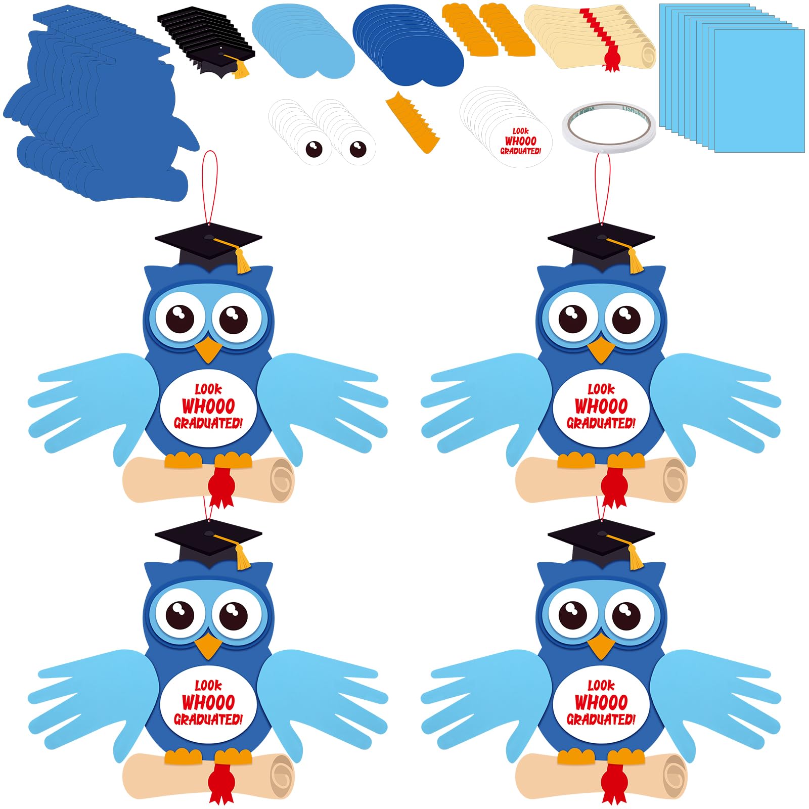 Preschool Graduation Owl Graduation Owl Illustration Pack Vector