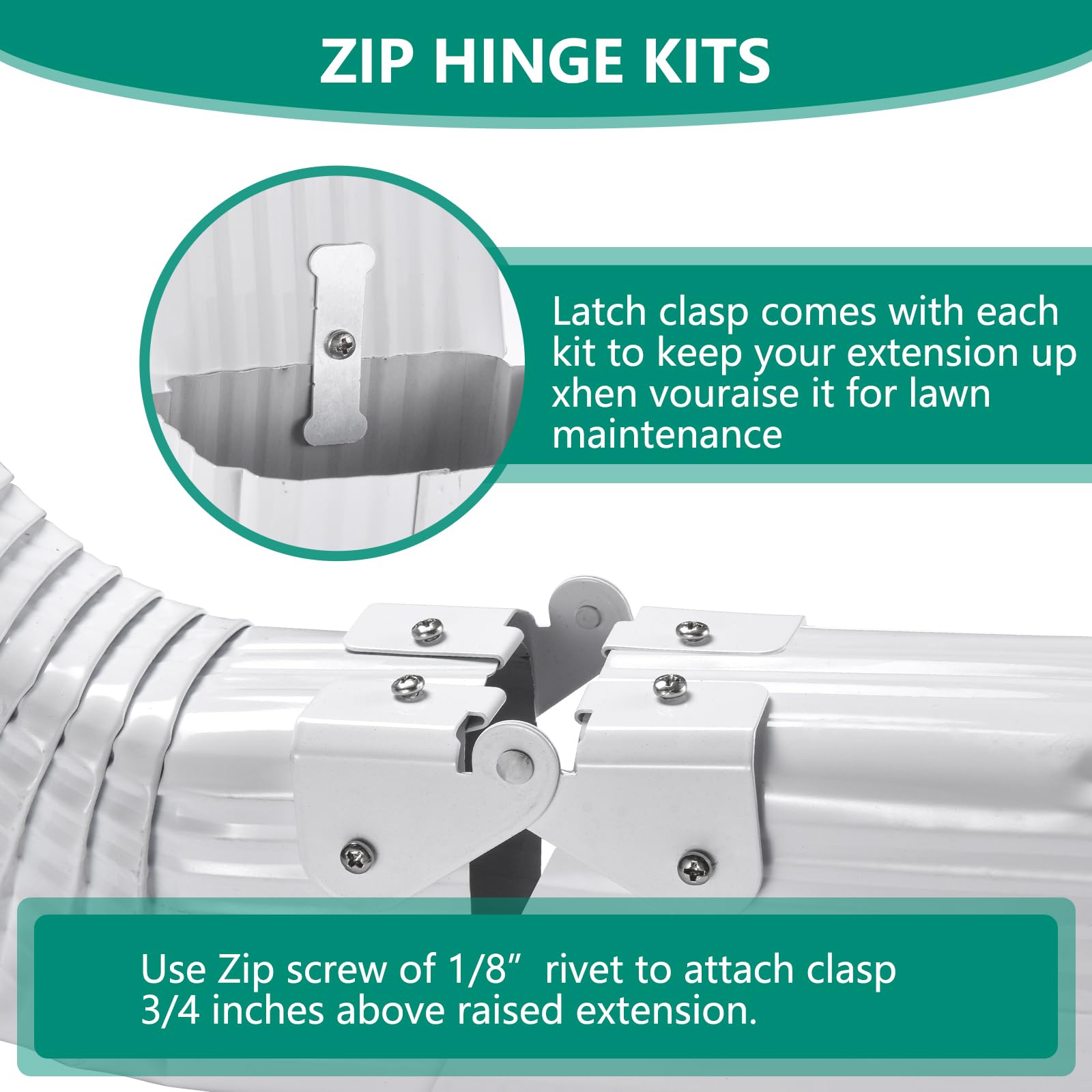 Lawn Friendly Drainage Accessory Lawns Friendly Fliping Up Gutter Hinge ...