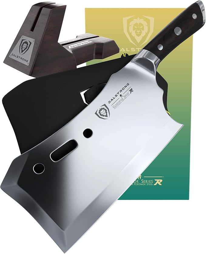 Amazon.com: DALSTRONG Obliterator Meat Cleaver - 9" - Gladiator Series ...