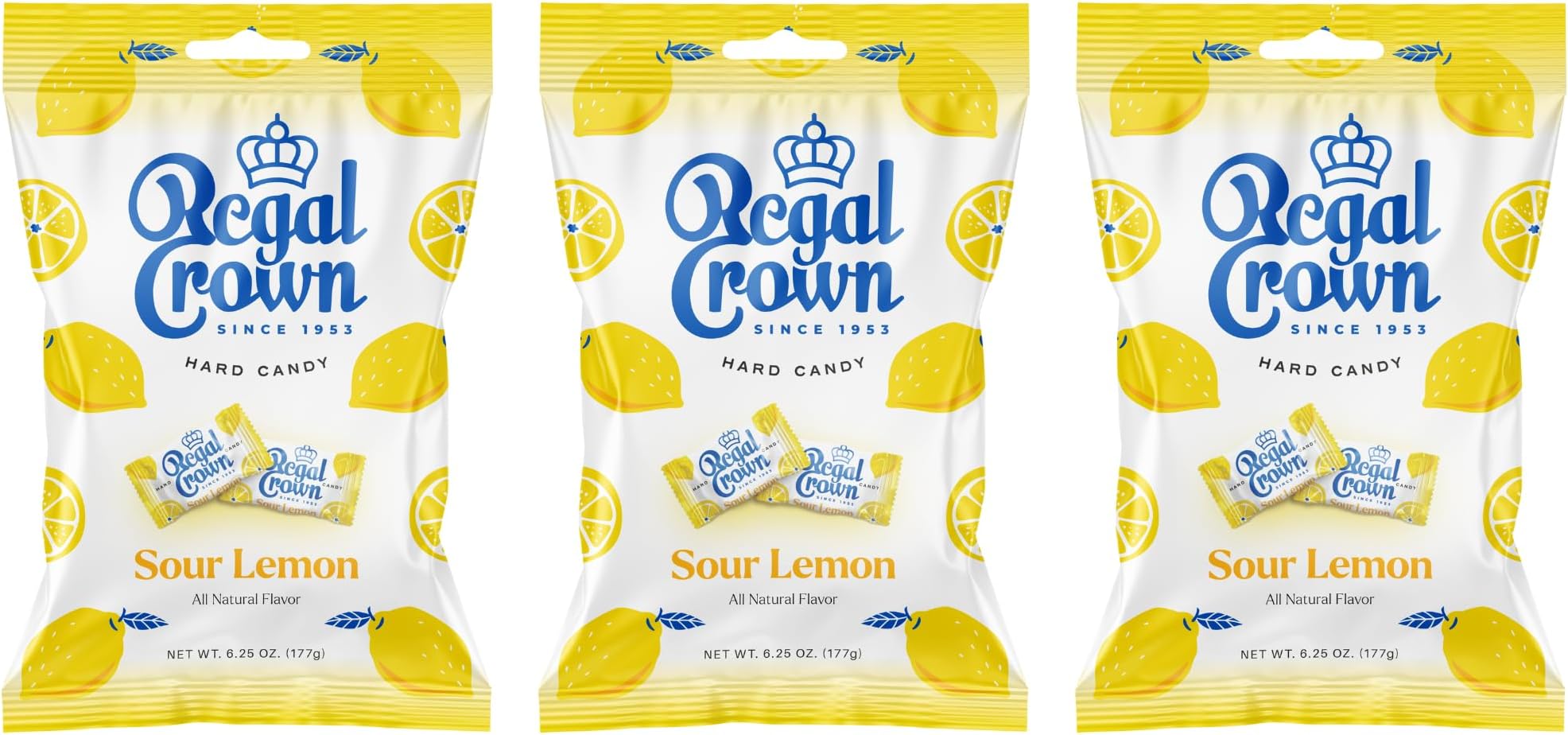 Amazon.com : Regal Crown Sour Lemon Hard Candy | Old Fashioned Sour ...