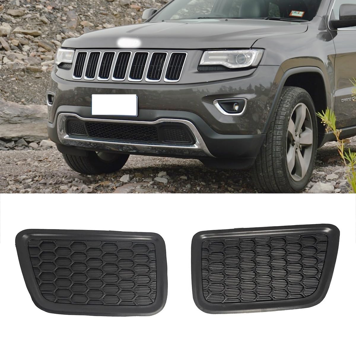 Amazon.com: Front Lower Grille Tow Hook Cover Fit For 2014 2015 2016 ...