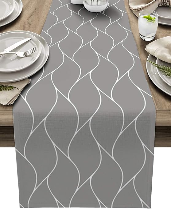 Amazon.com: Flouky Kitchen Table Runner for Farmhouse Party Holiday ...