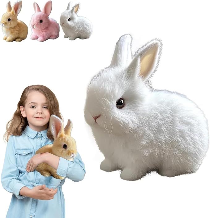 Amazon.com: Bunby - My Realistic Bunny Toy, Bunbi Realistic Bunny ...