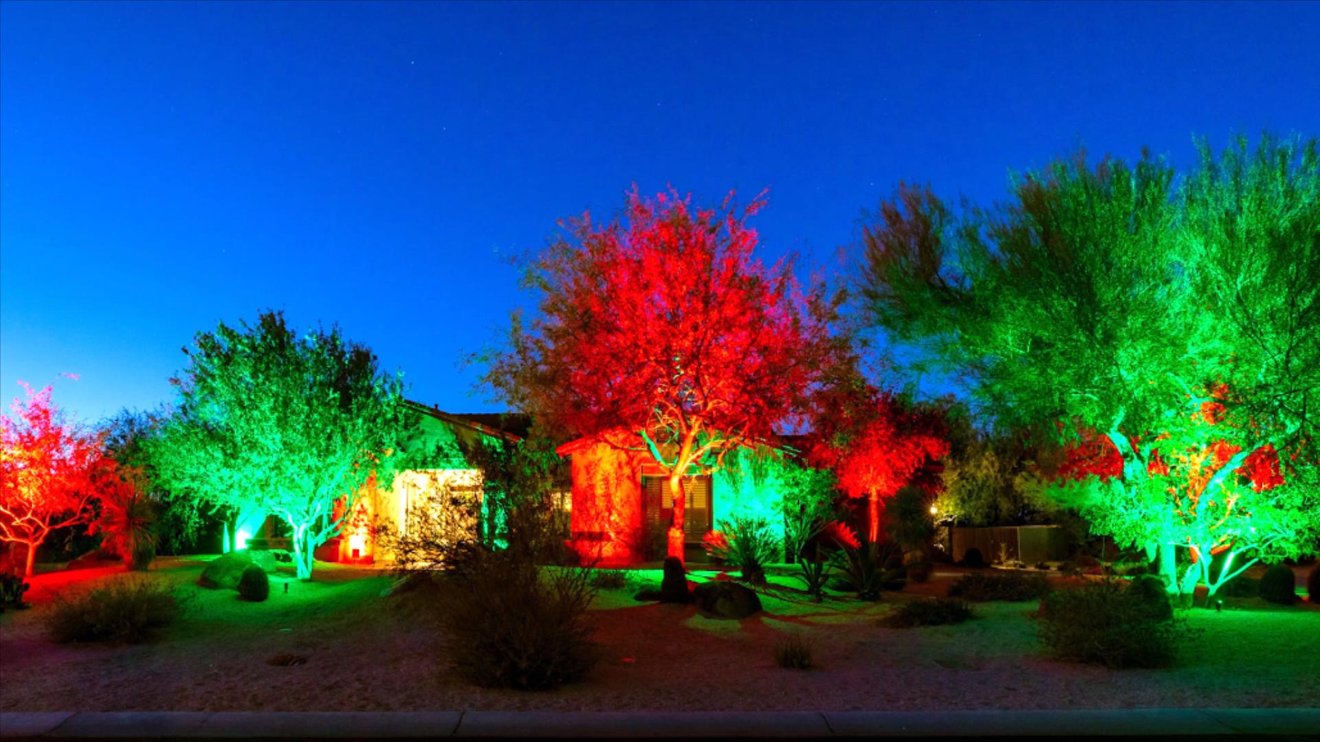 Watch SUNVIE LED Low Voltage Color Changing Landscape Lights on Amazon Live