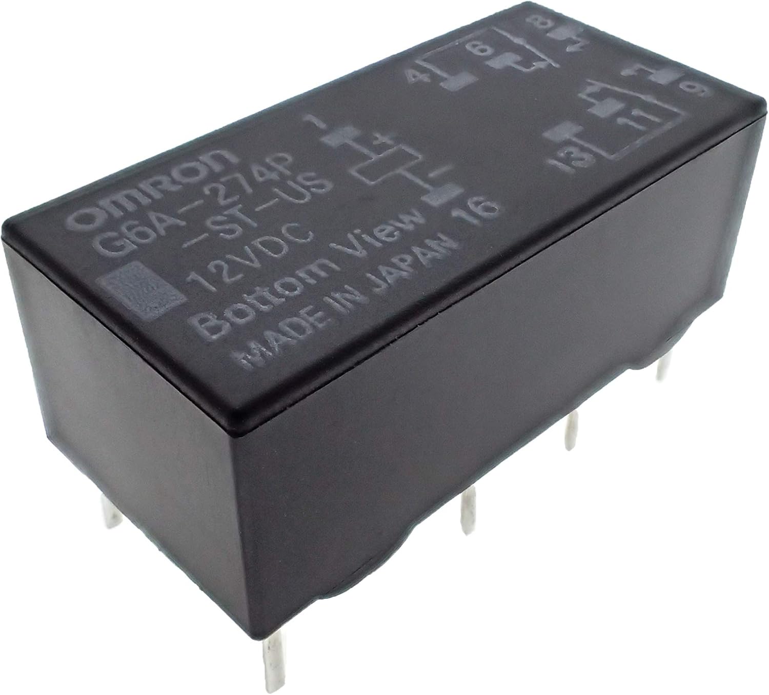 Amazon.co.jp: 汎用品 UL/CSA規格認証形 形G6AU-274P-ST-US DC 12V G6A-274P-ST-US ...