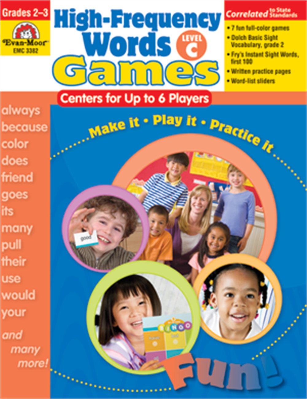 Amazon.com: High-Frequency Words: Center Games for Up to 6 Players ...