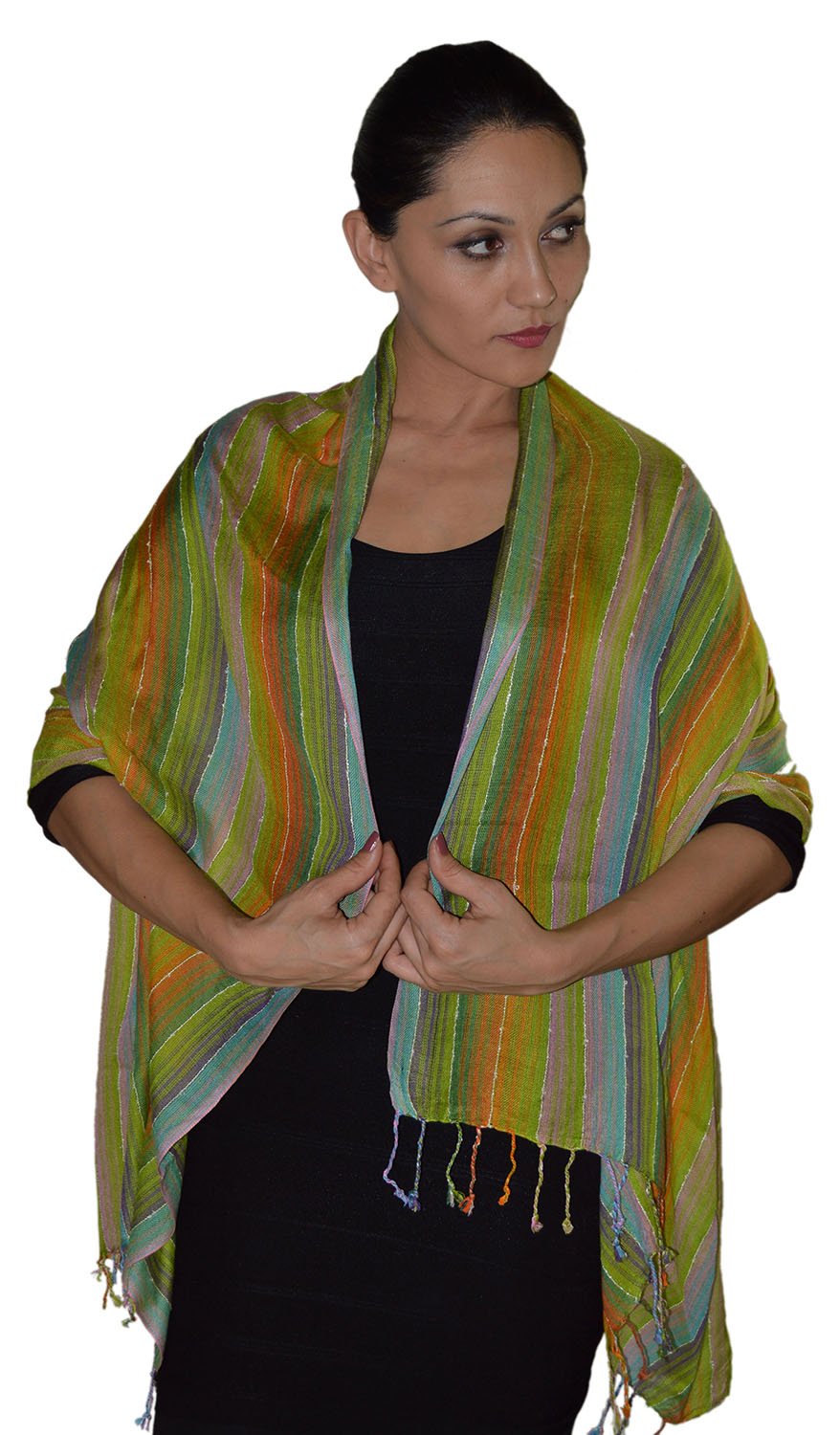 Treasures Of Morocco Moroccan Shoulder Shawl Breathable Cotton Oblong ...
