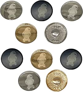 Amazon.com: Curious Crow Raven Tilting Head 0.6" (15mm) Round Metal ...