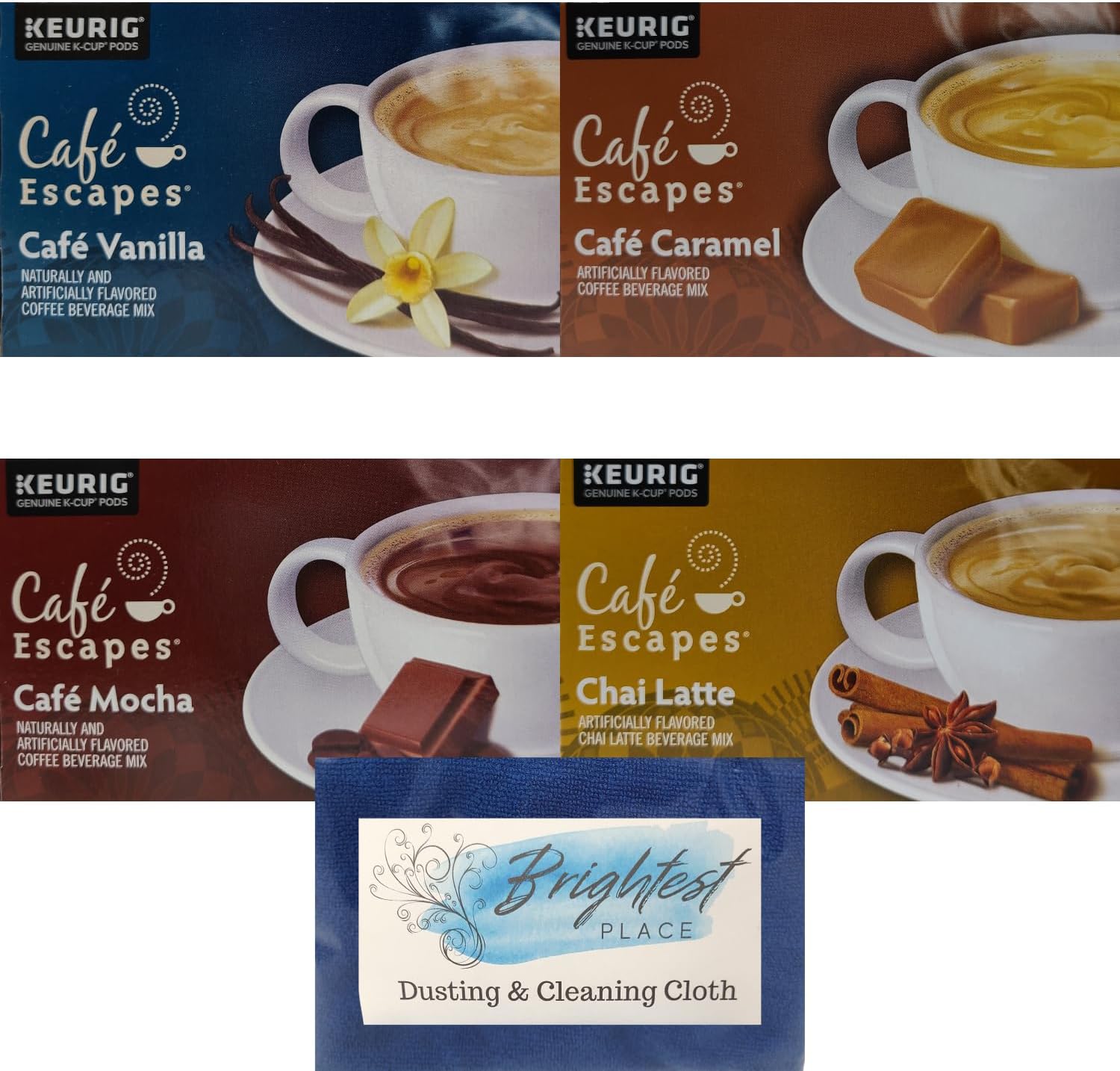 Amazon.com: Cafe Escapes Chai Latte Keurig Single-Serve K-Cup Pods, 72 ...