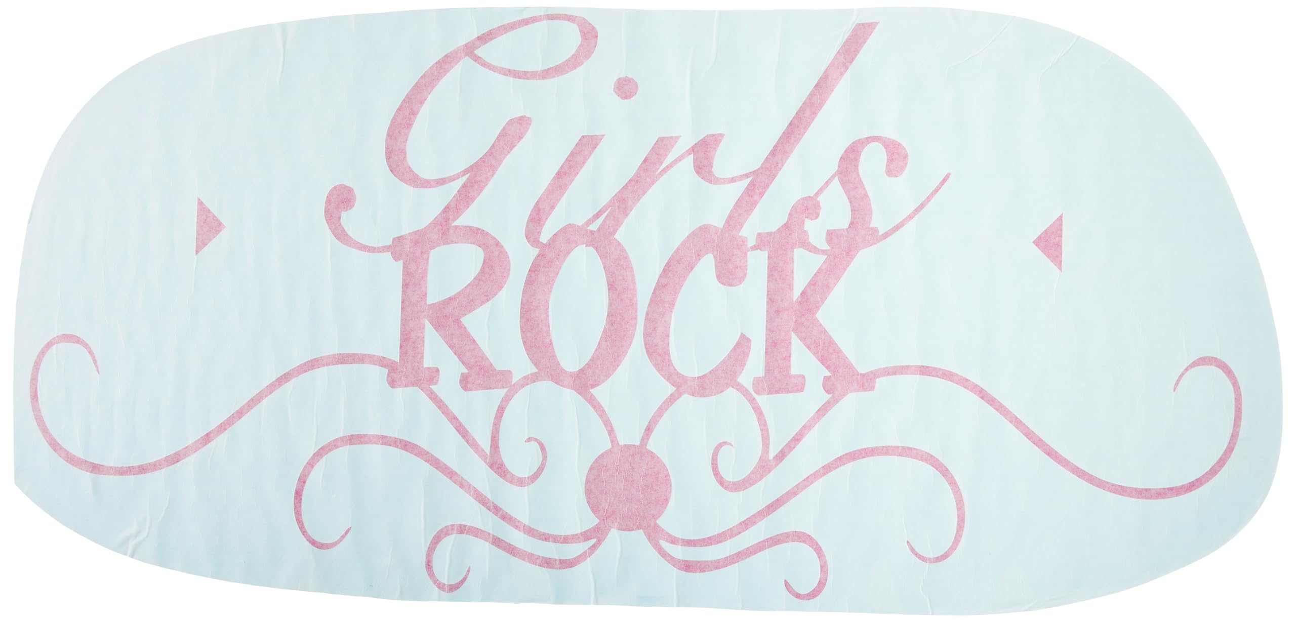 Girls Rock Themed Wall Decal Decoration Girls Rock Typography Easy ...
