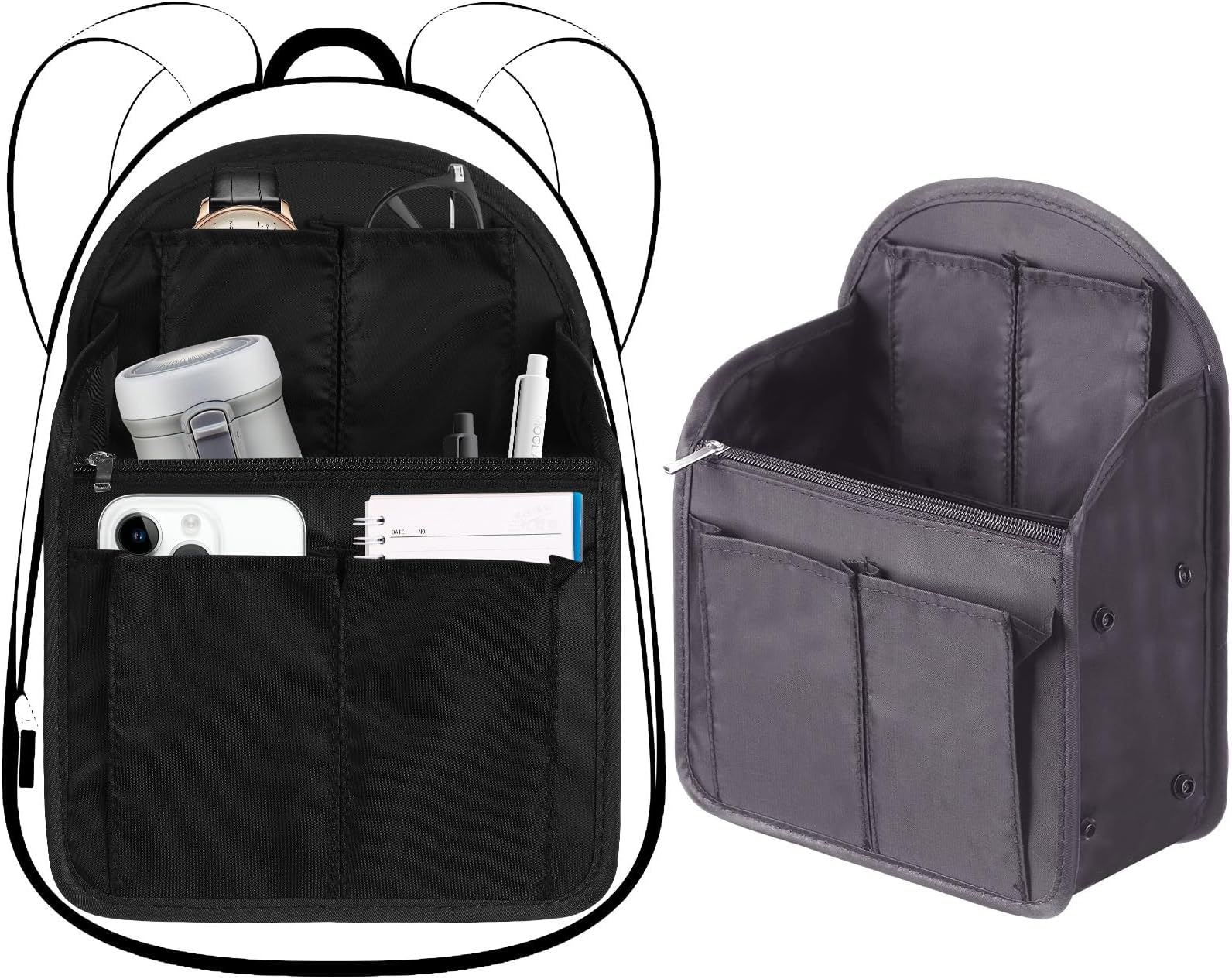 Amazon.com: Diadem Mini Backpack Organizer Insert – Perfect Fit for ...