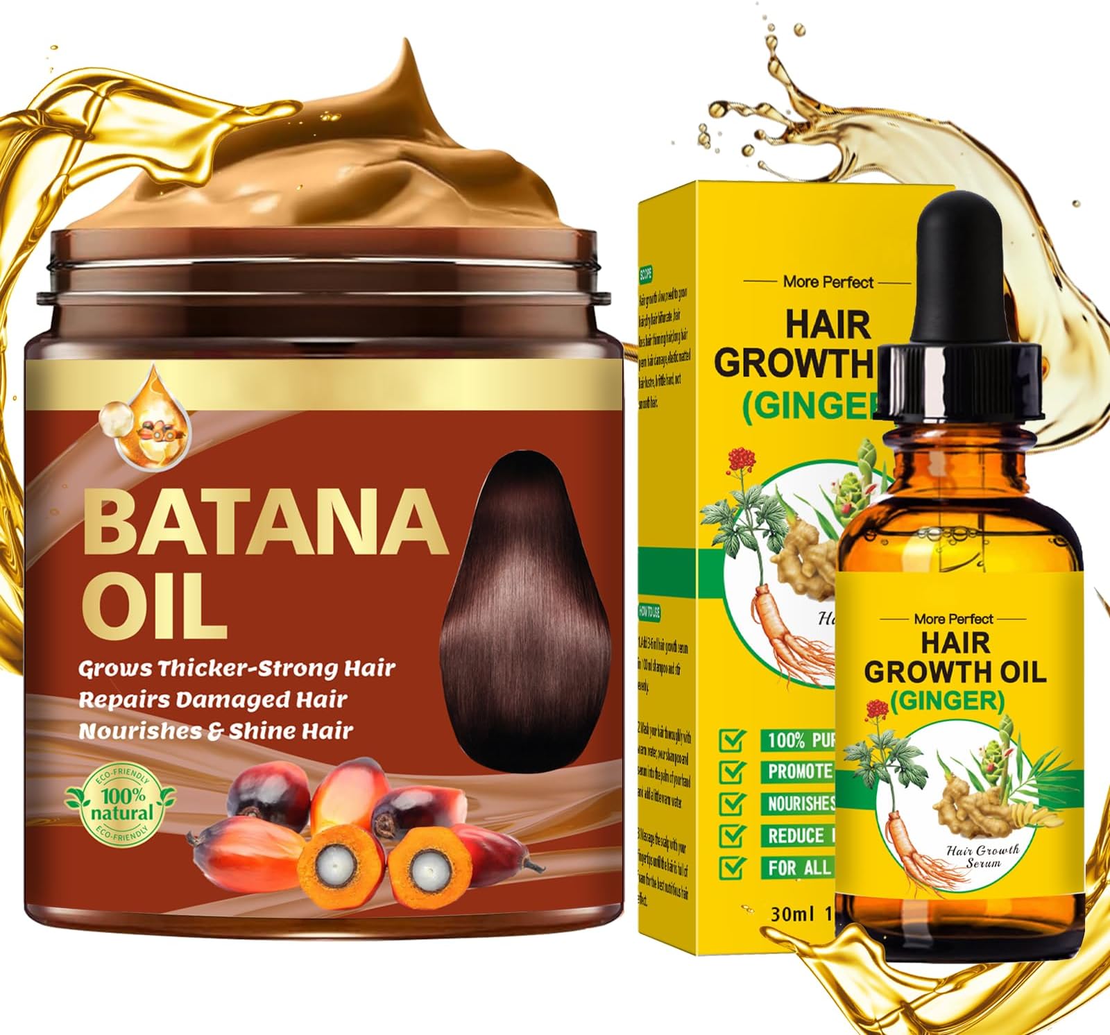 Amazon.com: Batana Oil for Hair Growth - 10 in 1 Natural Ingredients ...