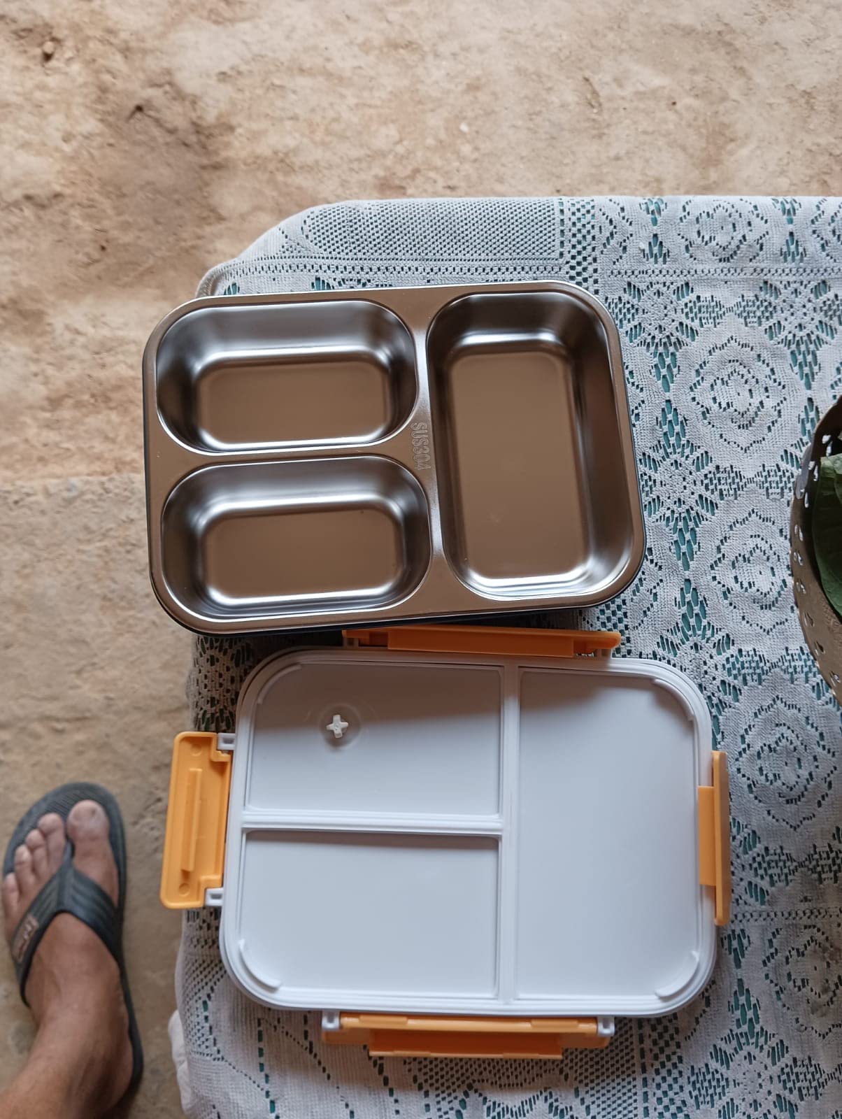 Buy Techno Buzz Deal Lunch Box for Kids Adults 3-Compartments Lunch Box ...