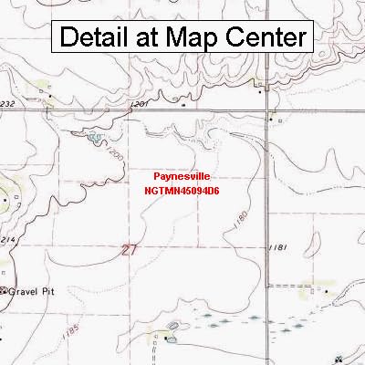 Amazon.com : USGS Topographic Quadrangle Map - Paynesville, Minnesota ...