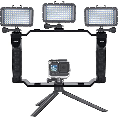 Amazon.com : Movo GB-U70 Underwater Diving Rig for GoPro Hero with Cold ...