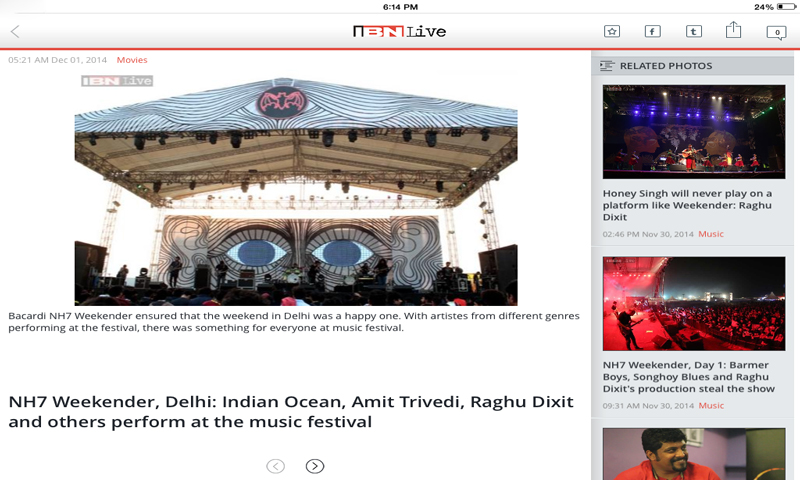 IBNLIVE - App on Amazon Appstore
