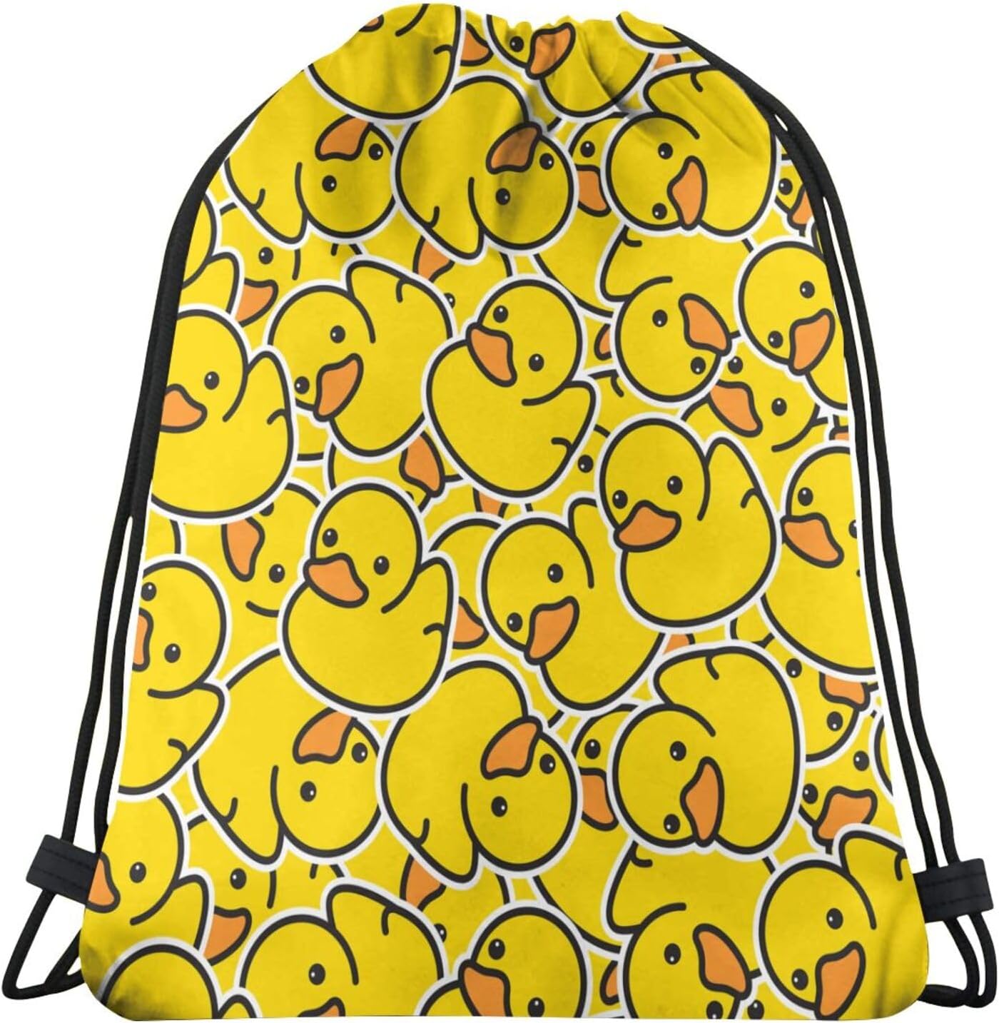 Amazon.com | COFEIYISI Unique Rubber Duck Drawstring Bags a Bunch of ...