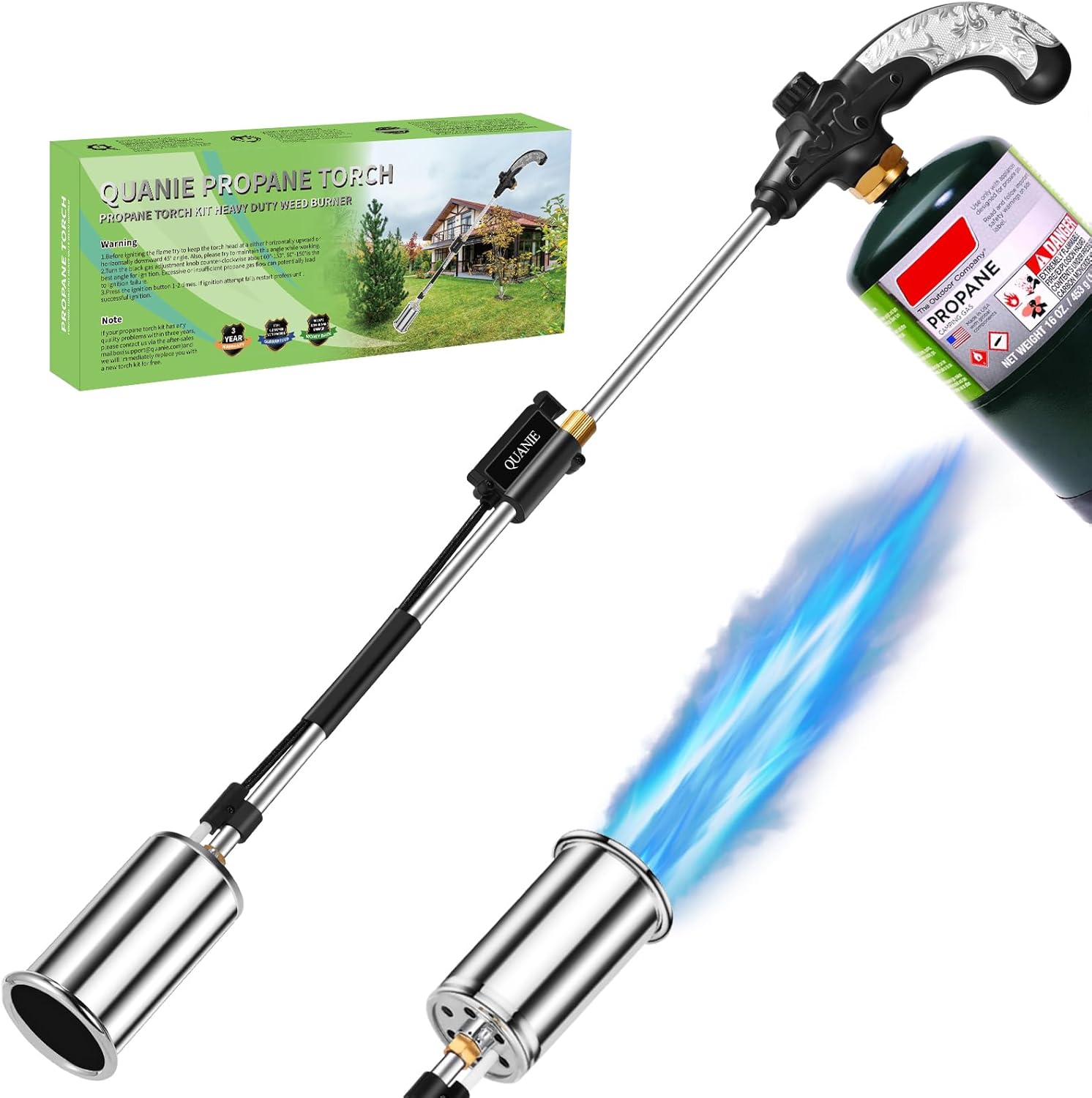 Amazon.com : Weed Torch Propane Burner,Blow Torch Flame Thrower,Weed ...