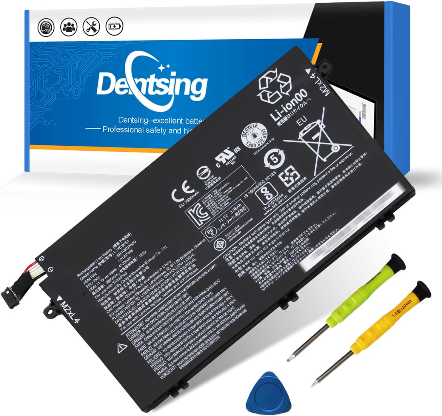 Amazon.com: MULS L17L3P52 45Wh Laptop Battery for Lenovo ThinkPad L14 ...