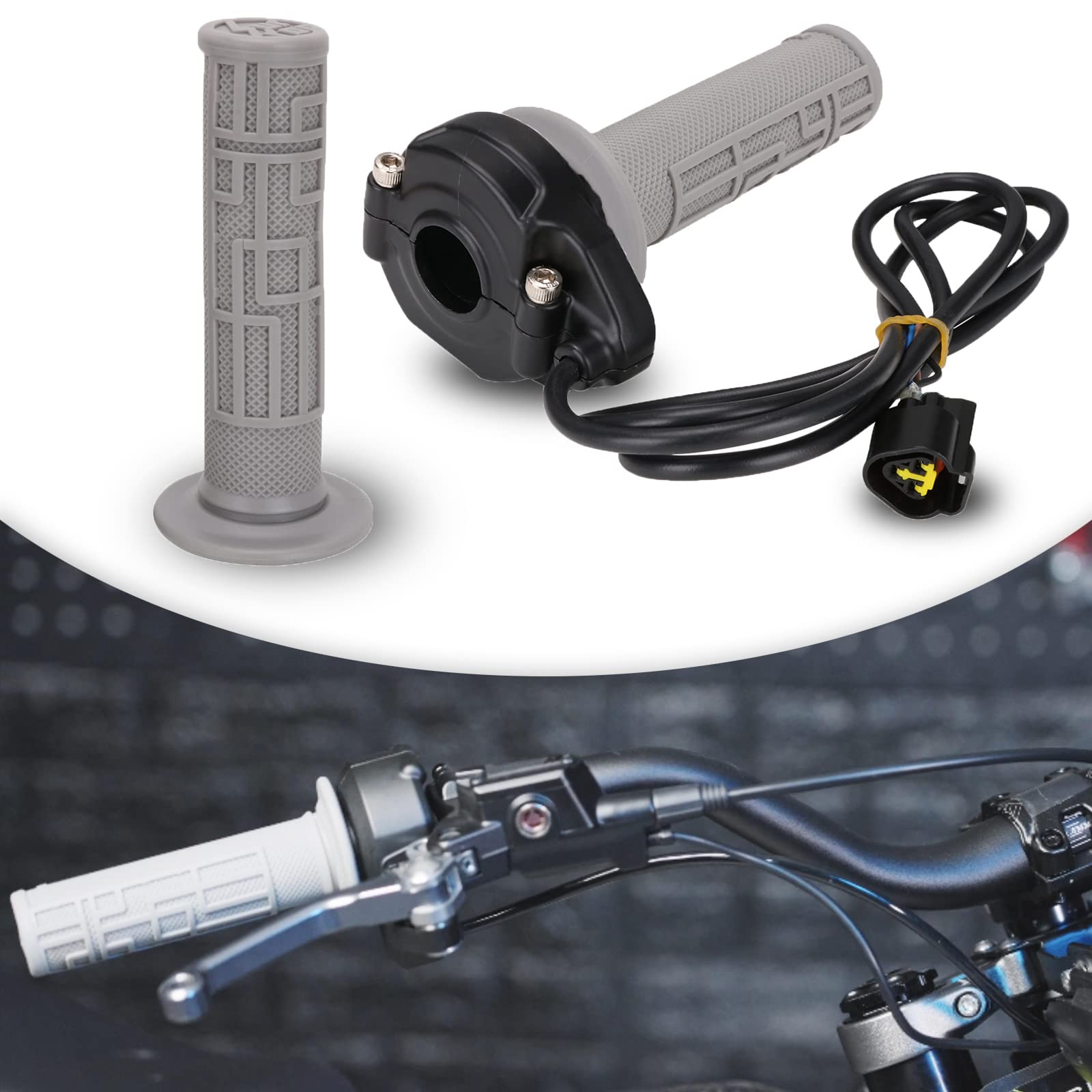 Snapklik.com : Sur Ron Throttle Tube Assembly + Grips Kit Electric ...