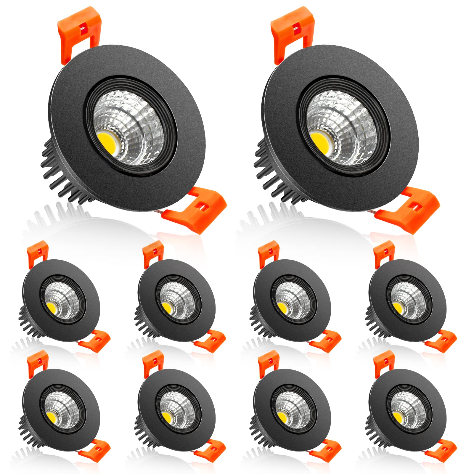 Snapklik.com : 2Inch LED Recessed Ceiling Light, 3W Dimmable LED ...