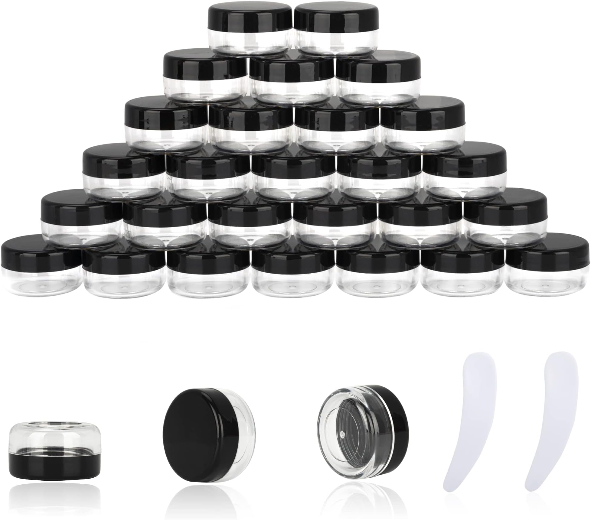 Amazon.com: 10 Gram Sample Containers with Lids, 10ML Sample Jars, 40 ...