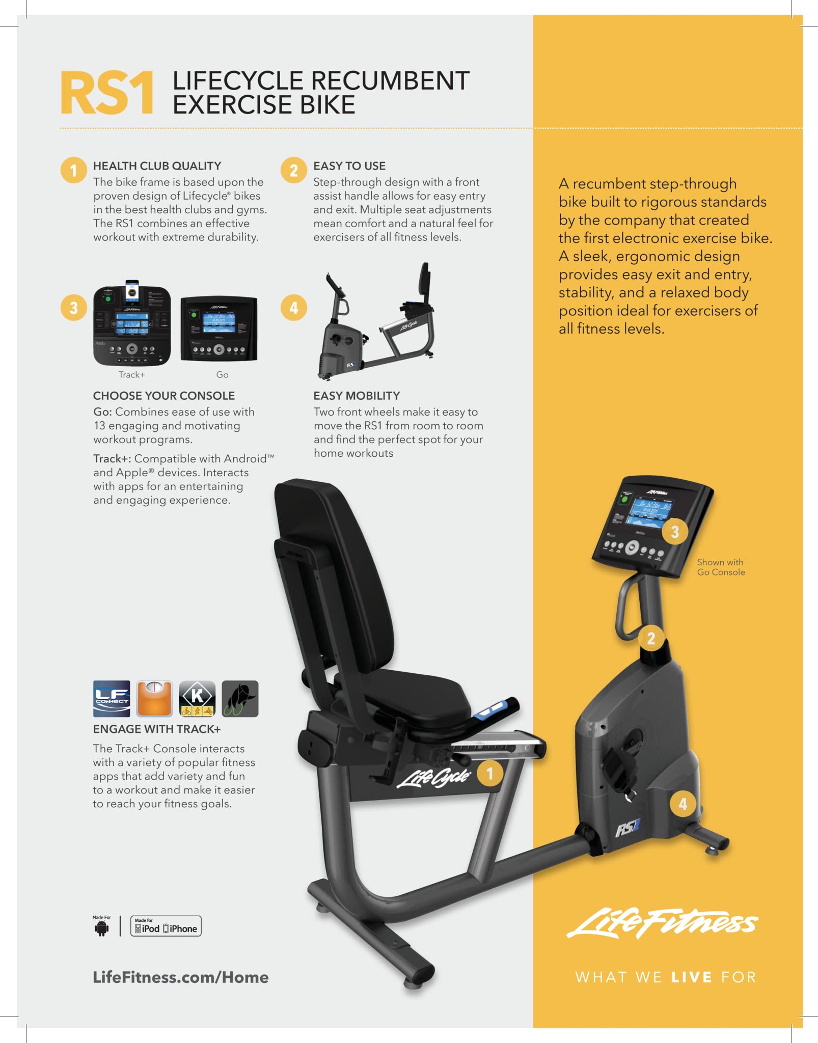 RS1 Lifecycle Exercise Bike | atelier-yuwa.ciao.jp