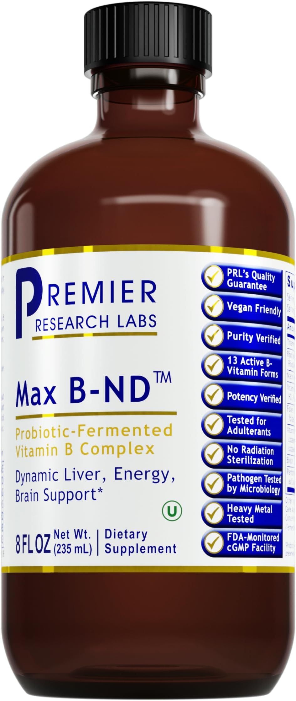 Amazon.com: Premier Research Labs: Max B-ND Liquid Vitamin B-Complex ...