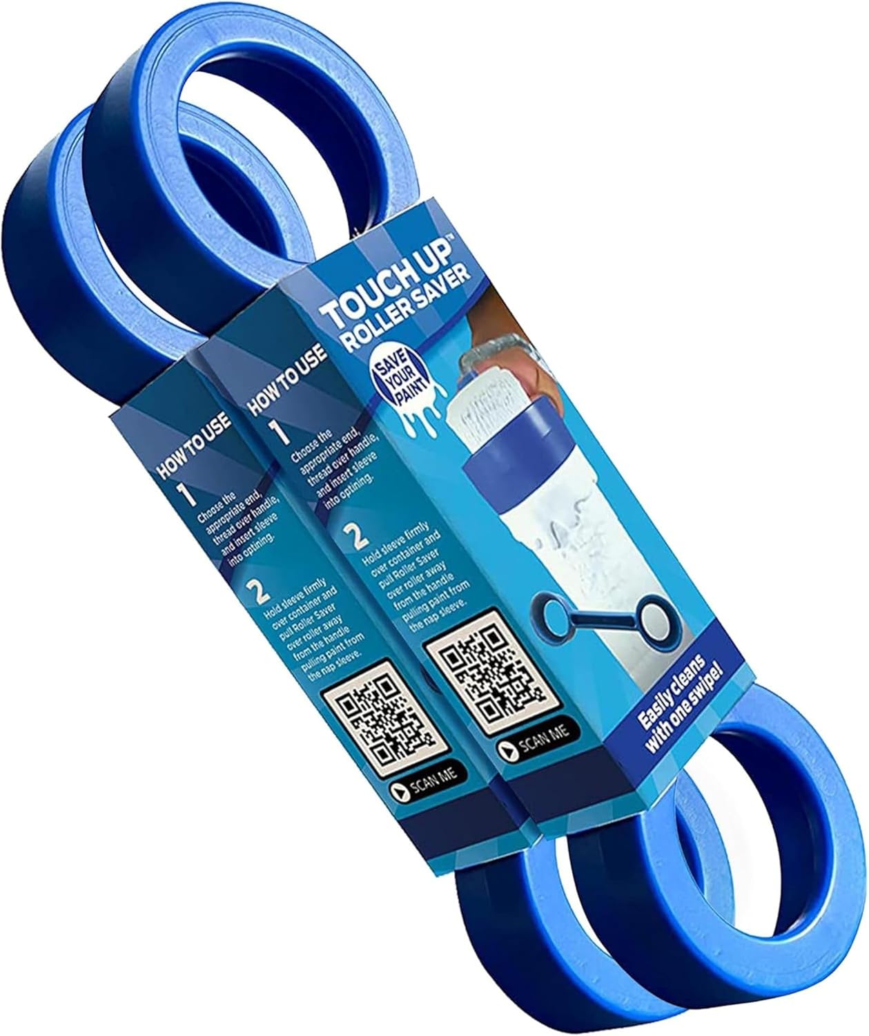 Amazon.com: Touch Up Cup Roller Saver Paint Roller Cleaner Tool, House Painting Supplies, Paint ...