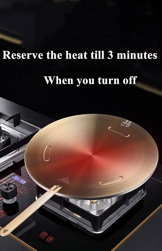 Amazon.com: Heat Conduction Plate for Gas Stove, Beswarmy Heat Diffuser ...