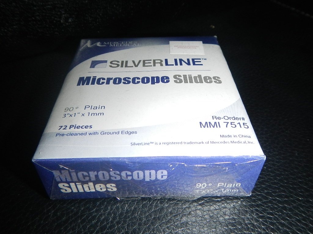 Amazon.com: 2295106 Slides f/Microscope Blue 72 Per Pack sold as Pack ...