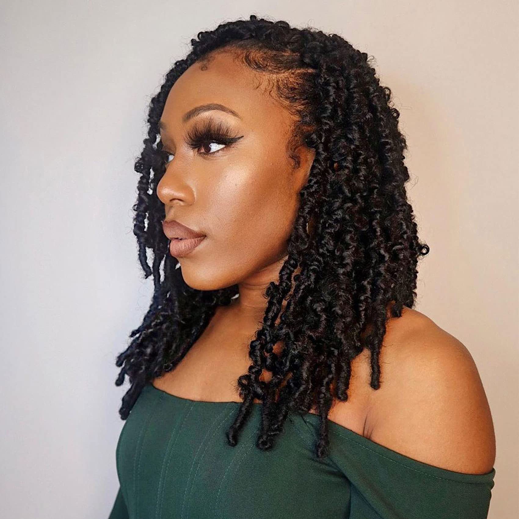 Buy Butterfly Locs Crochet Hair 10 Inch Pre Looped Butterfly Locs 7 ...