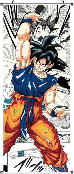 Amazon.com: CosInStyle Anime Scroll Poster for Character Pattern ...