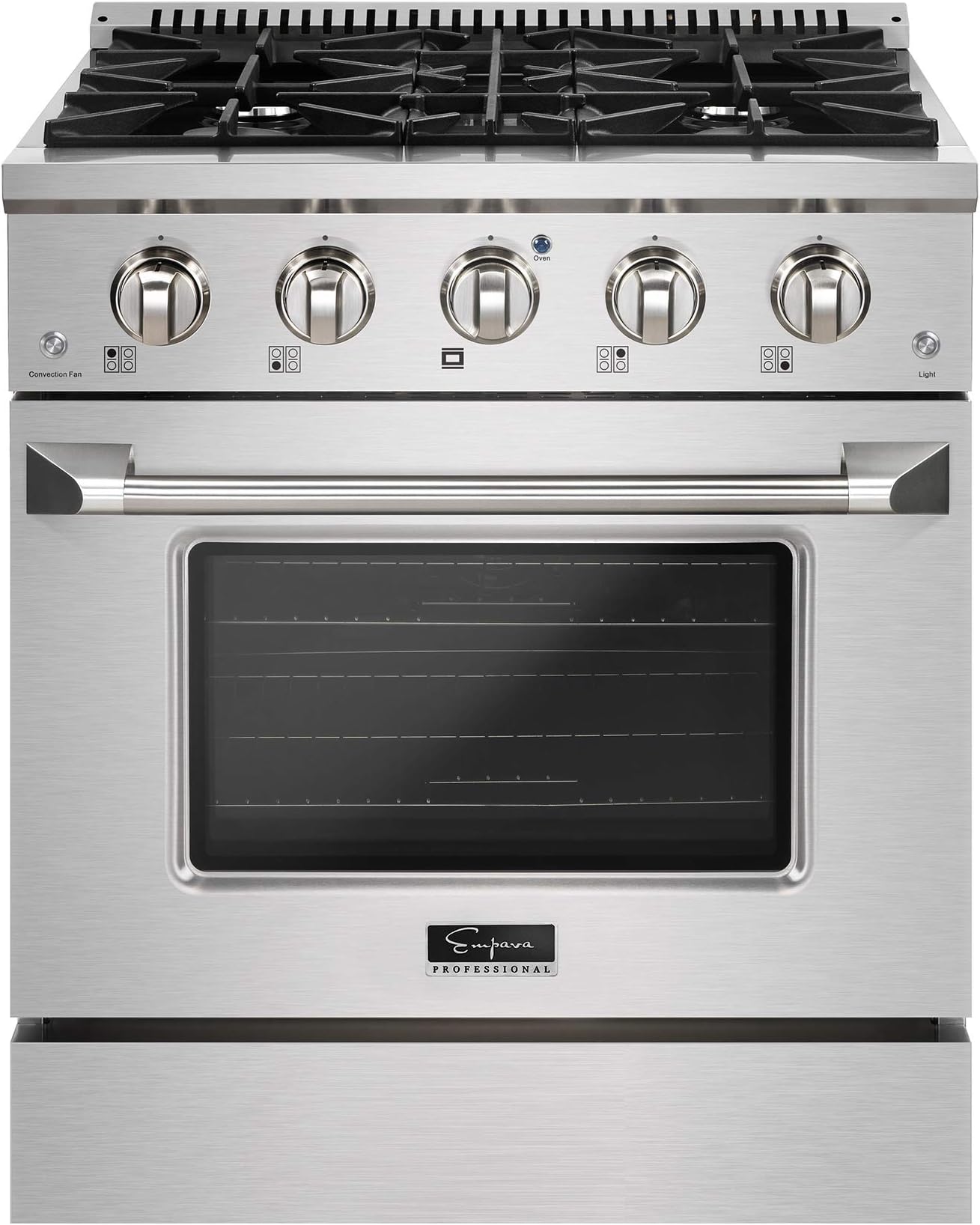 Amazon.com: Empava 30 Inch Professional Gas Range with 4 Burners, 4.2 ...