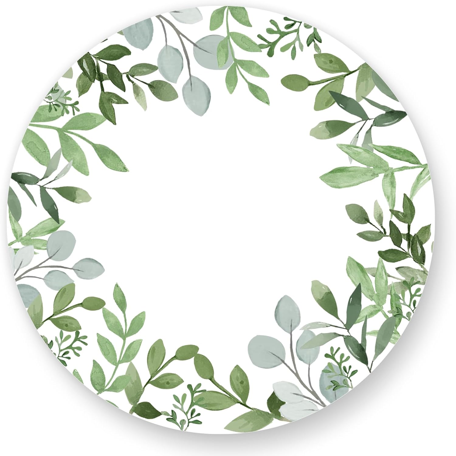 Amazon.com: JarThenaAMCS 50Pcs Greenery Paper Place Mats Watercolor ...