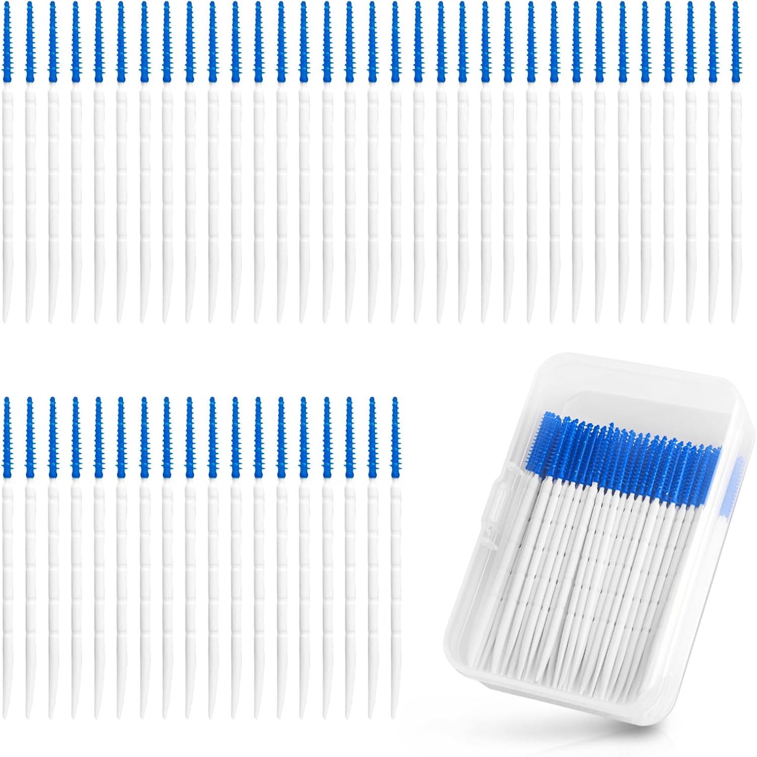 Interdental Brushes, Dual-Use Interdental Brushes, Silicone Tooth Floss ...