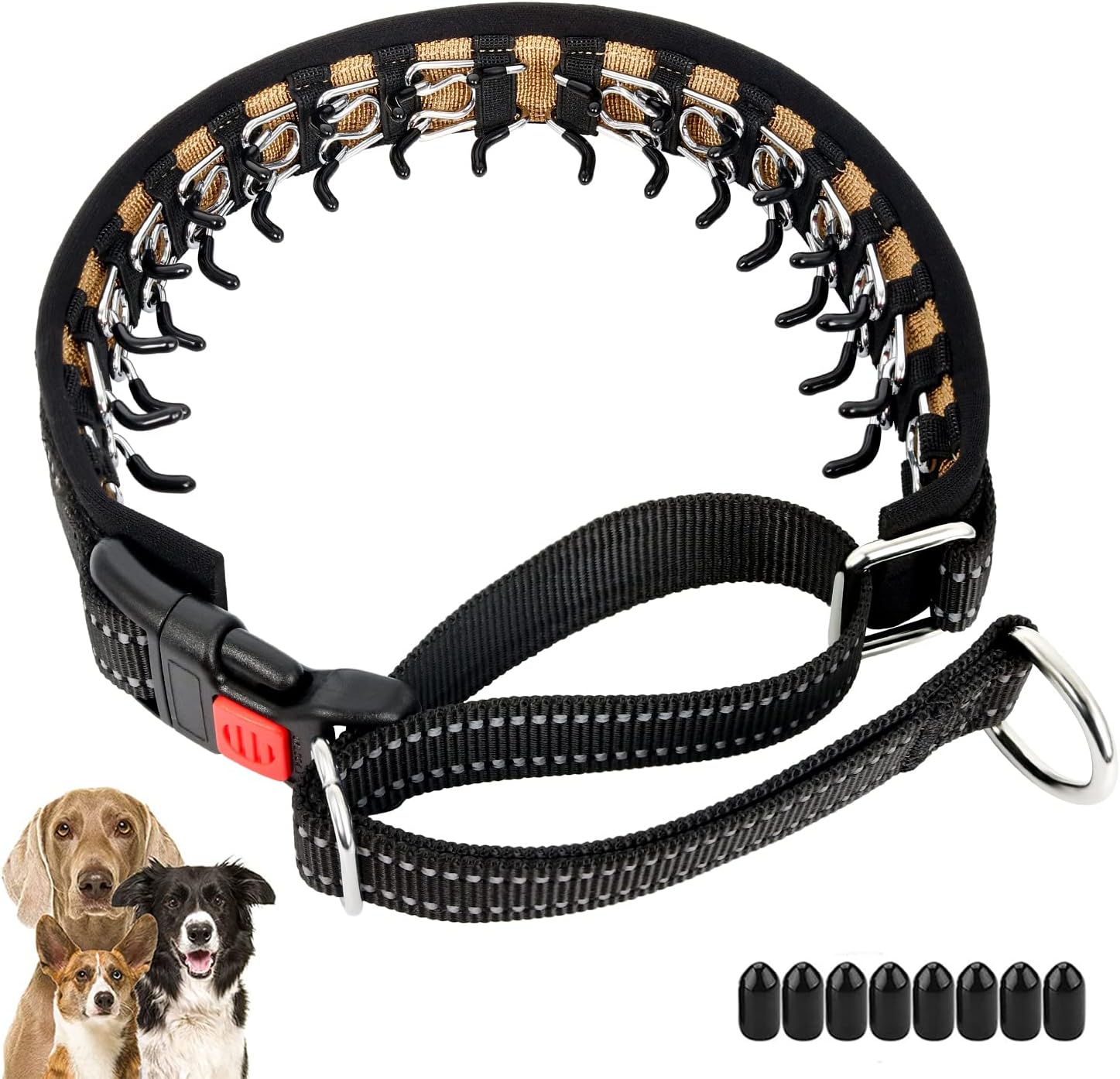 Martingale Collar for Dogs, No Pull Dog Collar with Reflective Strip ...