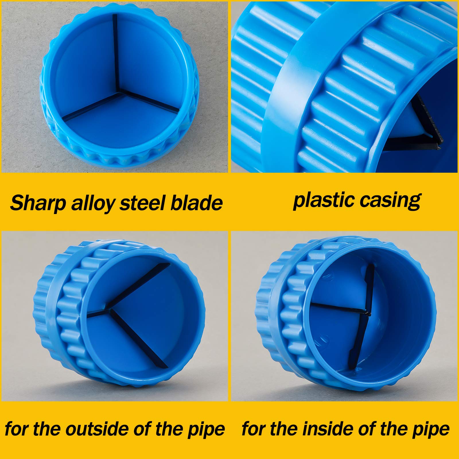 Snapklik.com : 2 Pieces Inner-Outer Reamer Pipe And Tube Deburring ...